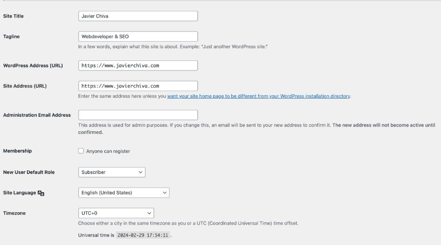 Cómo cambiar la URL en WordPress: Guía definitiva | Javier Chiva