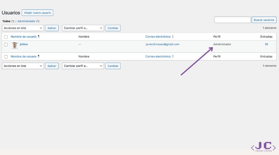 Cómo exportar e importar usuarios en WordPress | Javier Chiva